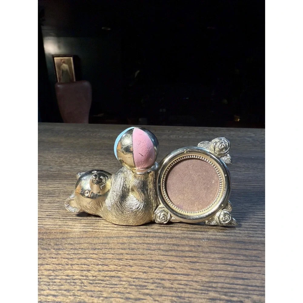 The Unbranded Brand | Accents | Vintage Silver Plated Bear Coin Bank ...